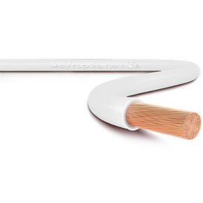 Cabo Flexivel Branco Antichama 750V BWF 1MM Em Metro - Corfio