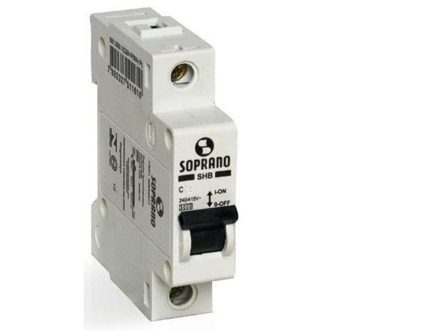 Disjuntor Monopolar 70A Curva C DIN 3KA - Soprano