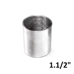 LUVA GALV. PRE-ZINC. 1.1/2".